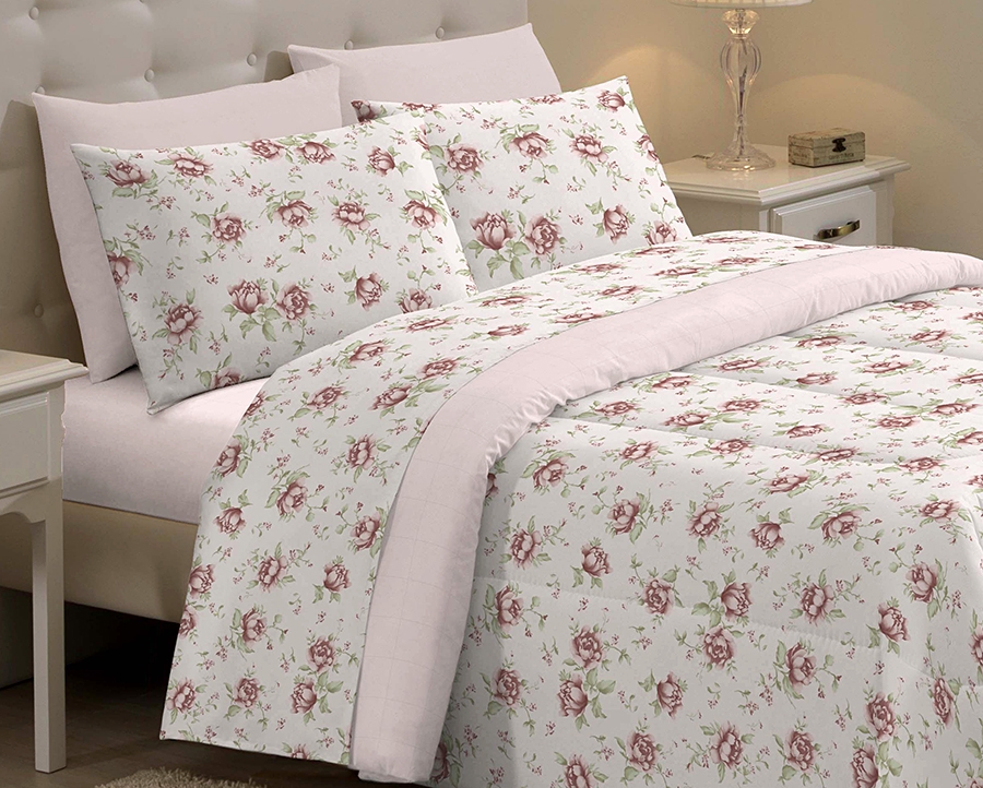 Jogo de Cama Microfibra Casal - Camesa