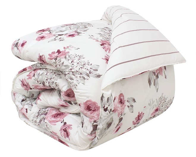 Kit Zelo Classic 5 Peças - Edredom + Jogo de Cama Queen - Marsala - Zelo